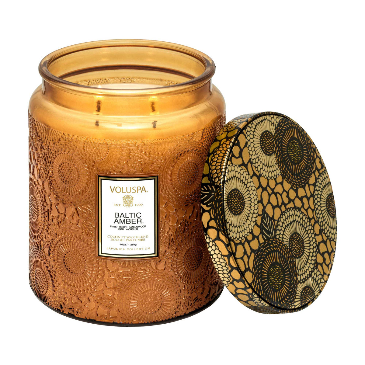 Voluspa Baltic Amber Luxe Candle Jar - HOUSE D'LUXE